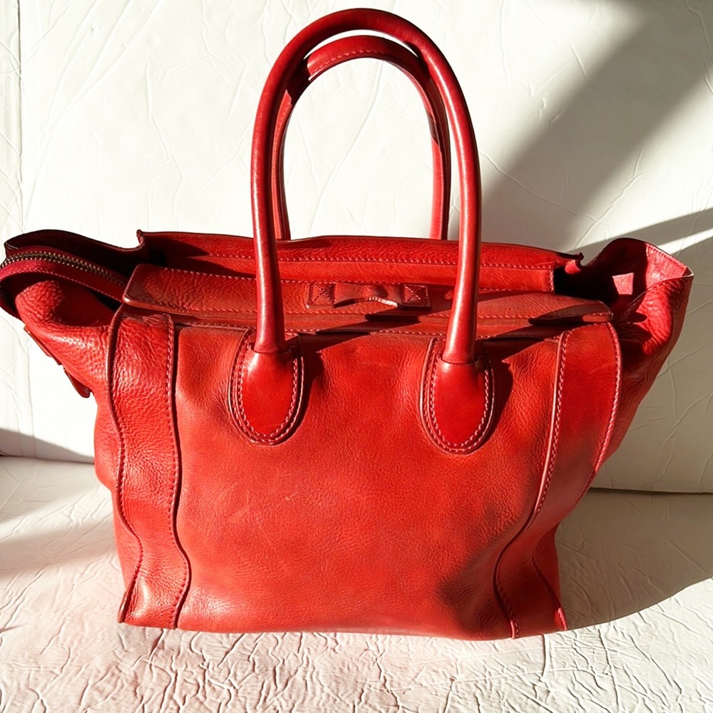 100% Authentic Celine Red Bag - Gem
